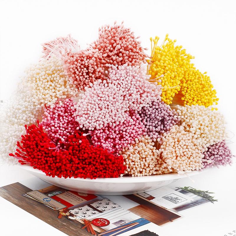 Batang Bunga Mini, 1mm, 400pcs, Pistil Tiruan, Dua Hujung, Buatan ...