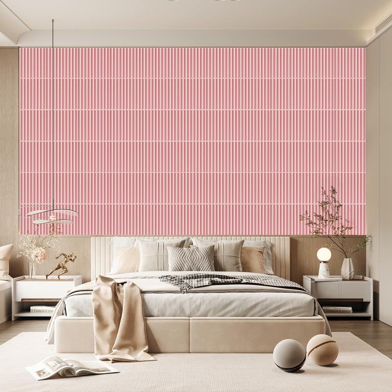 FLOLEOPA 3D Wall Panel, Fluted Stripe Design, PVC Waterproof and ...