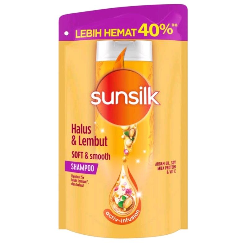 sunsilk shampoo halus lembut kuning - isi ulang 900ml Anti Ketombe ...