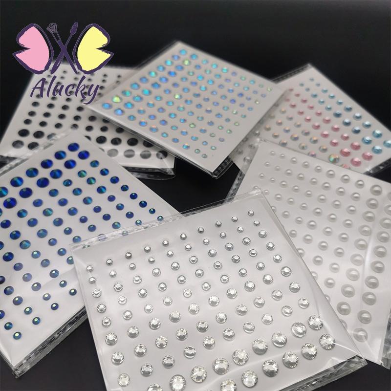 Acrylic Paste Eyebrow Center Face Makeup Face Decoration - TikTok Shop ...