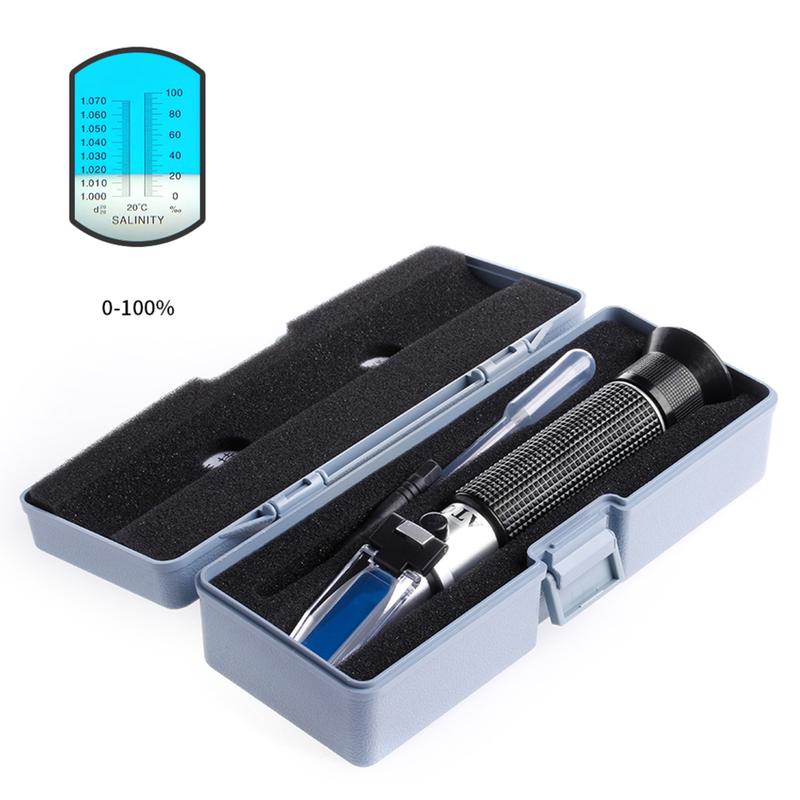 Meter Refractometer Kemasinan, Pembaca Air, untuk Marin, Penguji ...