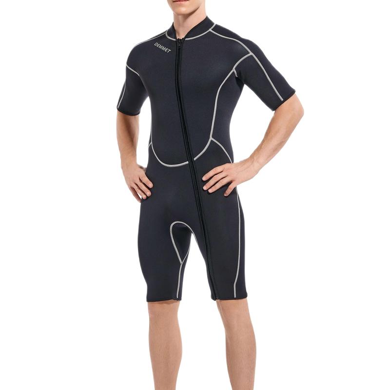 Men and Women's 1.5mm Neoprene Short - Sleeve Full Wetsuit for - TikTok ...