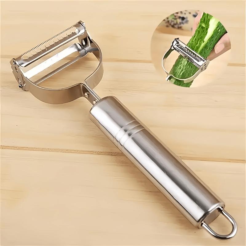 1Pcs 2 In 1 Stainless Steel Manual Dual-Sided Vegetable Peeler ...