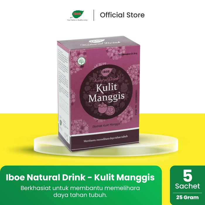Jual Jamu IBOE - 1 Box IBOE Natural Drink Kulit Manggis 5 sachet - Kota ...