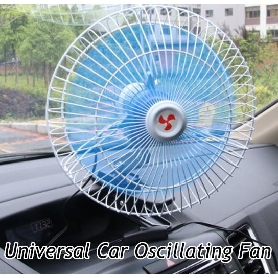 Universal Car Oscillating Fan / Mini Vehicle Air Fan 12V Automotive ...