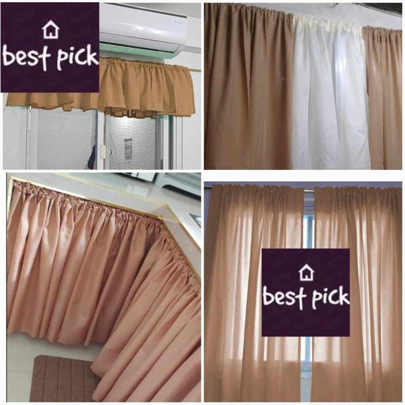 MOCHA theme curtain/Valancer,Lababo,Window and Door Size/SOl - TikTok ...