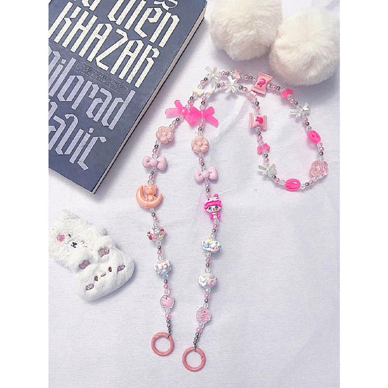 [MUA 2 TẶNG 1] Dây đeo BABY THREE Hồng bb3 Hạt vẽ mix charm - TikTok Shop Vietnam