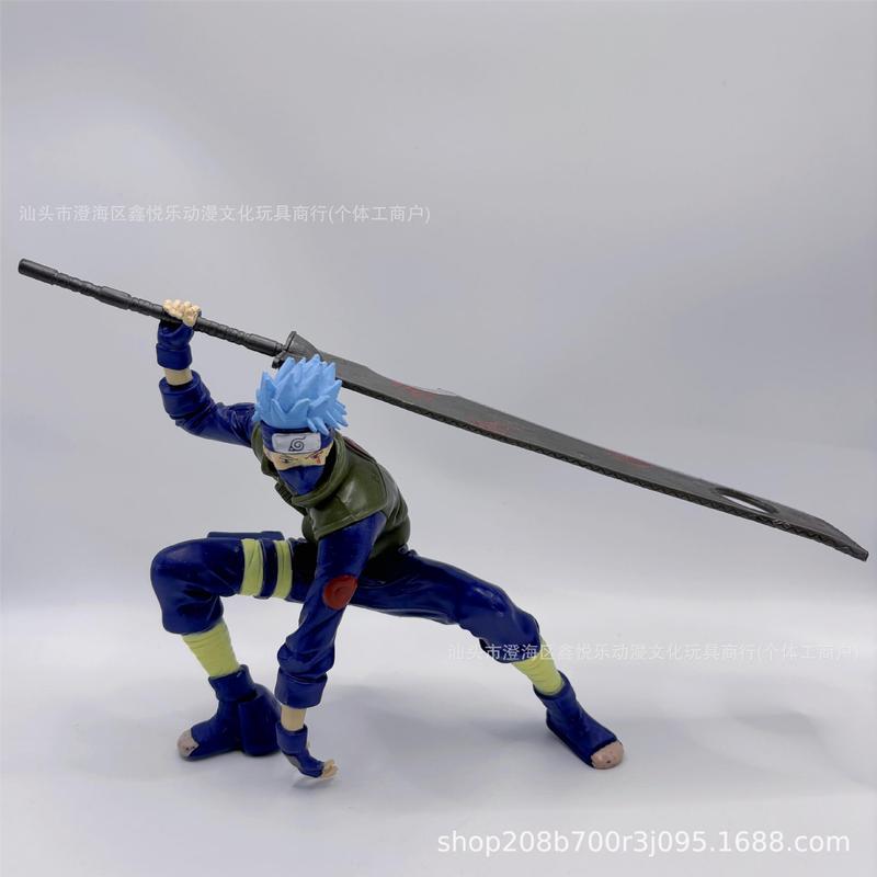 Patung Naruto Konoha Kakashi, Model Hiasan Kereta Anime, Patung Hiasan ...