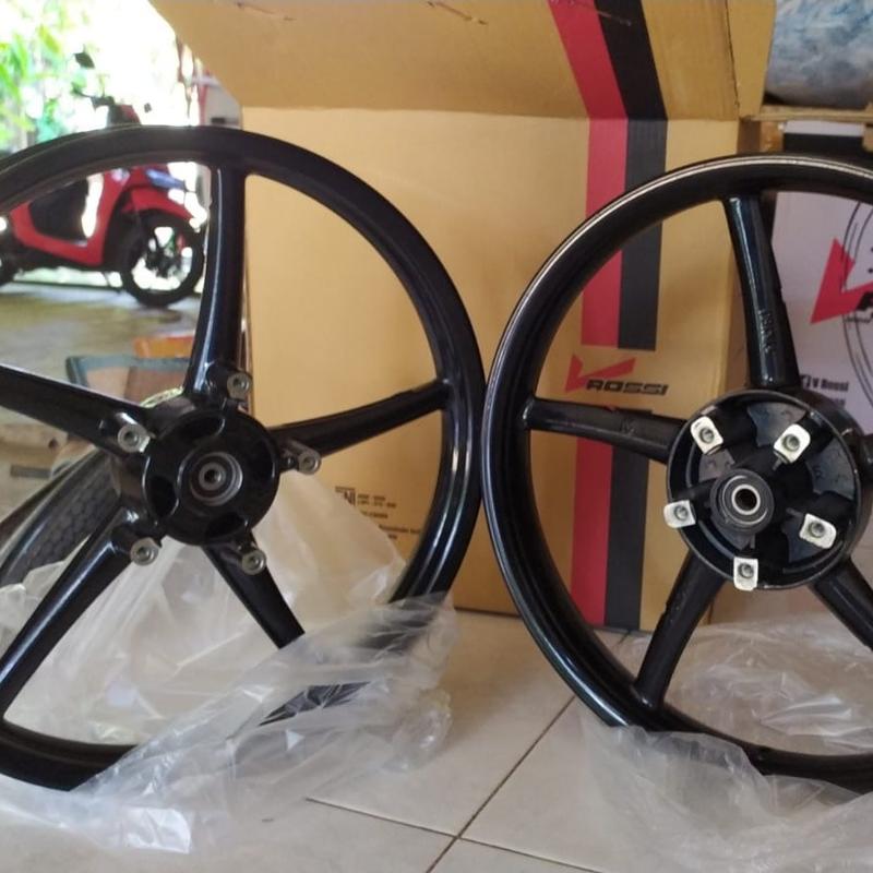 Velg racing palang sanca untuk mx King uk 160/160x17 hitam glossy ...