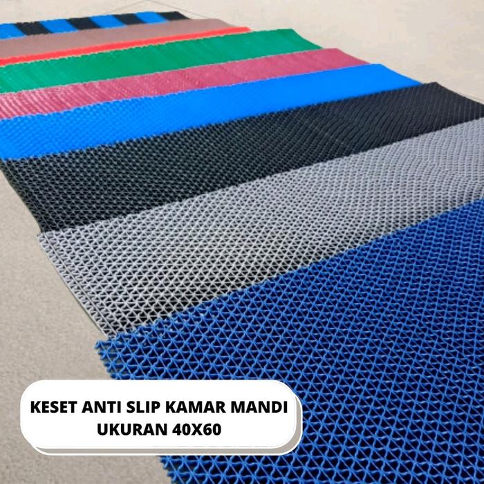 Jual Karpet Anti Slip Kamar Mandi PVC S MAT Alas Keset Dapur Anti Licin ...