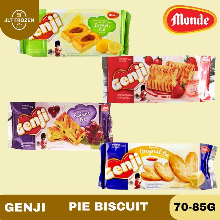 Jual Monde Genji / Original Pie 70g / Raisin Pie 85g / Lemon Pie 85g ...