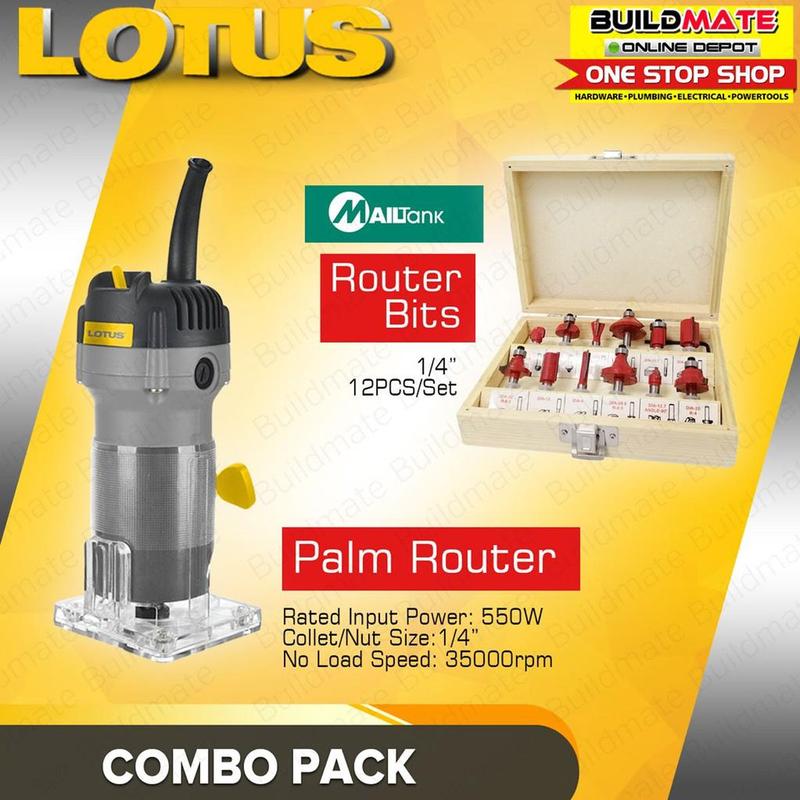 BUILDMATE Lotus 550W Palm Router / Trimmer Laminate LTPR550X - TikTok ...