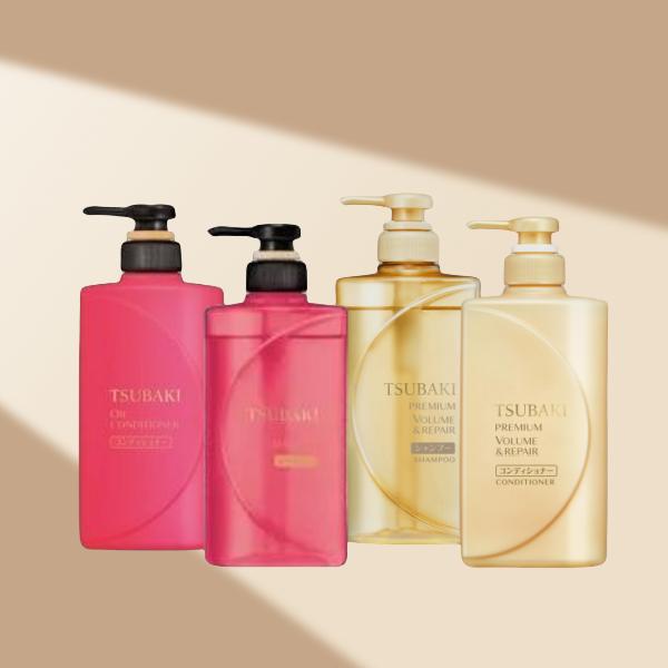 Tsubaki Oil Shampoo and Conditioner with Golden Repair Ingredients ...