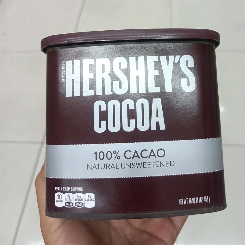 Hershey's 453 grams Natural Cocoa Powder 100% Cacao Unsweetened ...