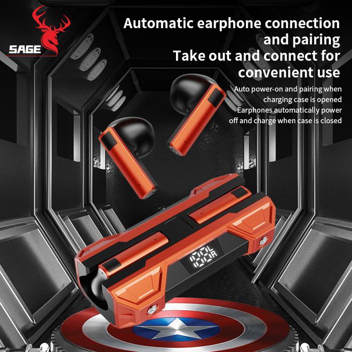 Promo ORIGINAL TWS SAGE G04 Headset Bluetooth gaming kabel type - c ...