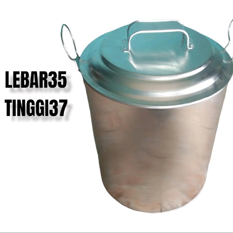DANDANG BUBUR Panci Soto Bakso Aluminium 35x35cm - Kitchenware kukusan ...