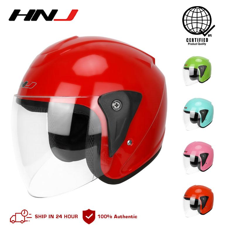 Helmet HNJ Motorcycle Helmets A4-002 Half Face Motor Helme - TikTok Shop Philippines