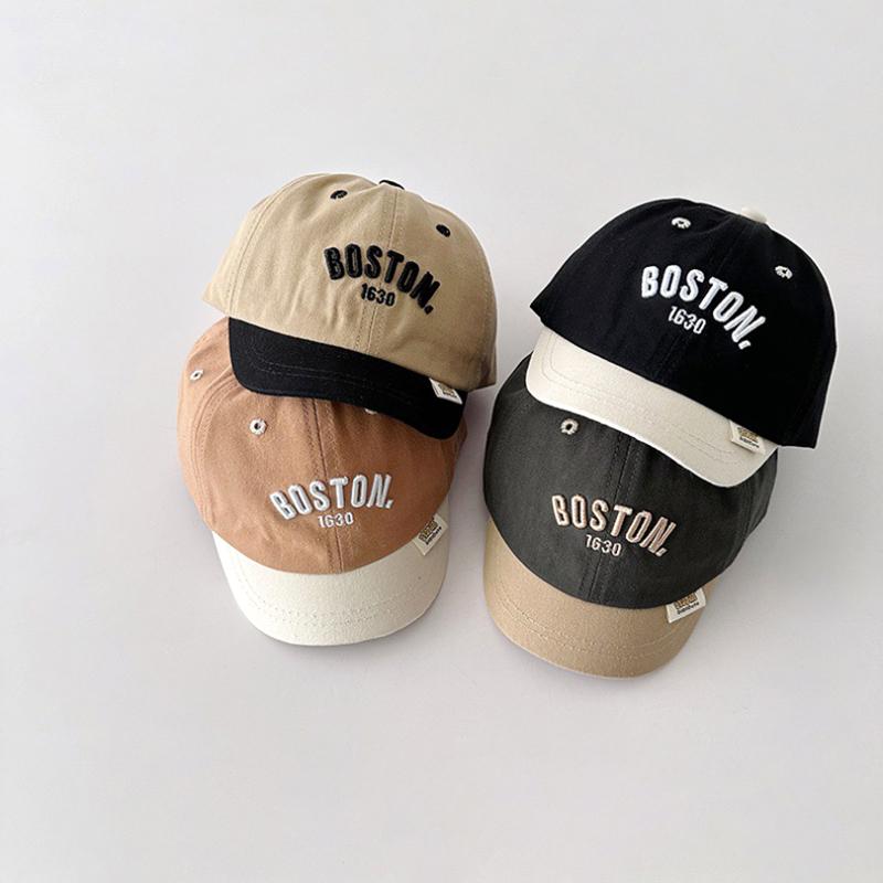 Baby Letter Baseball Cap Embroidered BOSTON Peaked Hat for Toddler ...