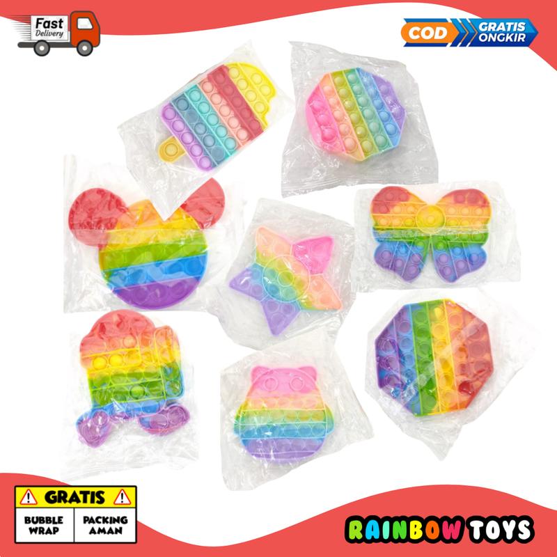 Pop It Mainan Anak Fidget Popit Toy Tiktok Popits Squishy Po - Shop ...