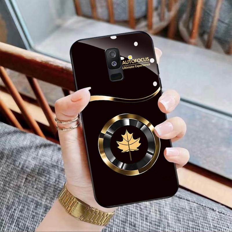 Galaxy J8 Sarung Perlindungan Telefon Daun Maple Kaca Terbaja - TikTok ...