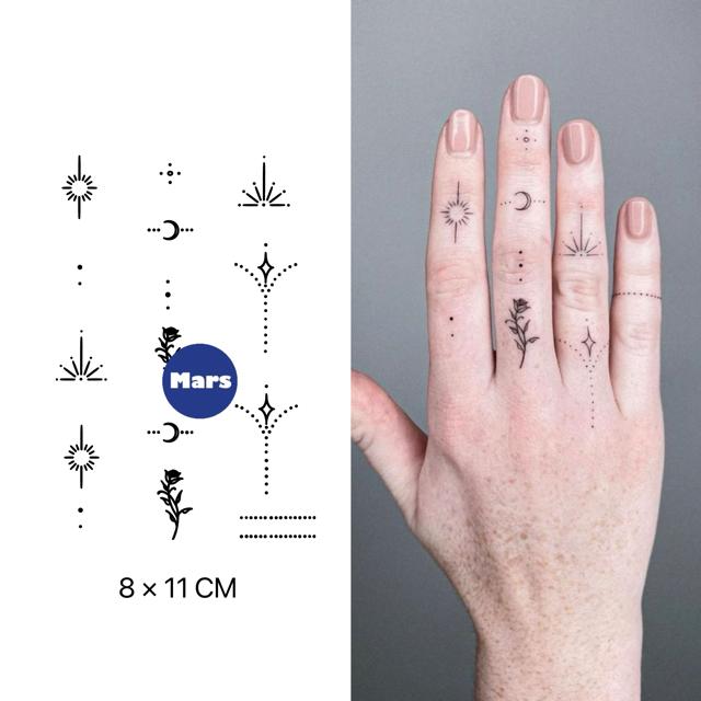【Mars Tattoo】NEW Technology Magic, Long Lasting 2 Weeks, Semi-Permanent ...
