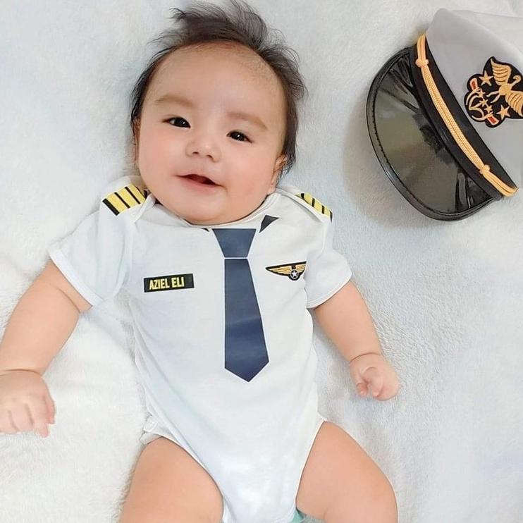 Pilot Costume Baby Onesie Unisex New Born Baby Clothes one piece ...