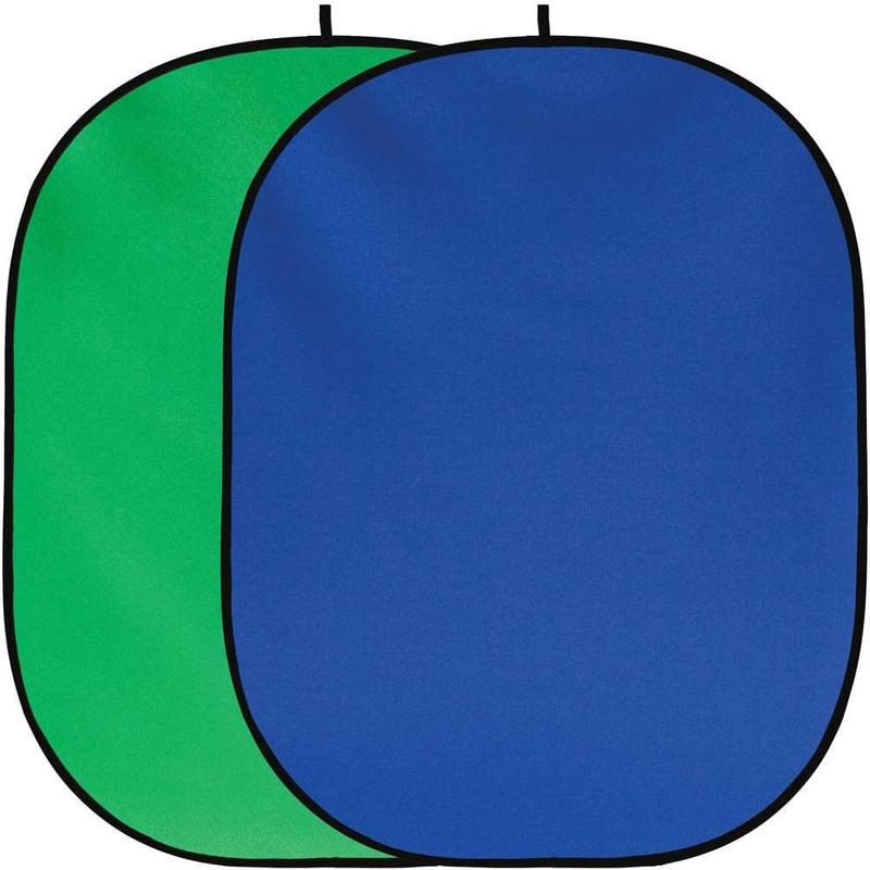 2 in 1 Chromakey Green Screen Chromakey Blue Screen Collapsible ...