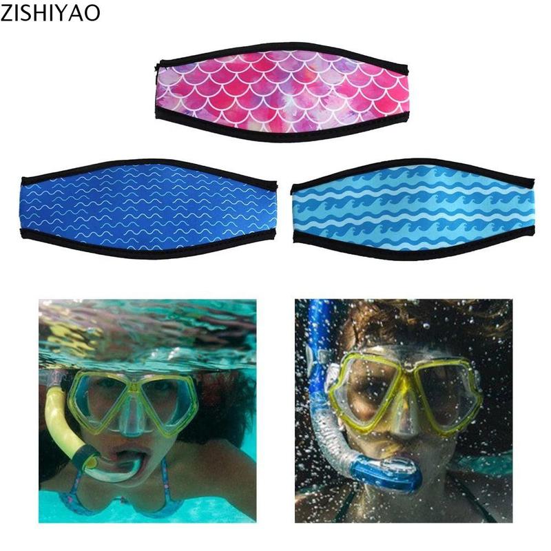 ZISHIYAO Diving Equipment Neoprene Diving Mask Strap Hair Protective ...