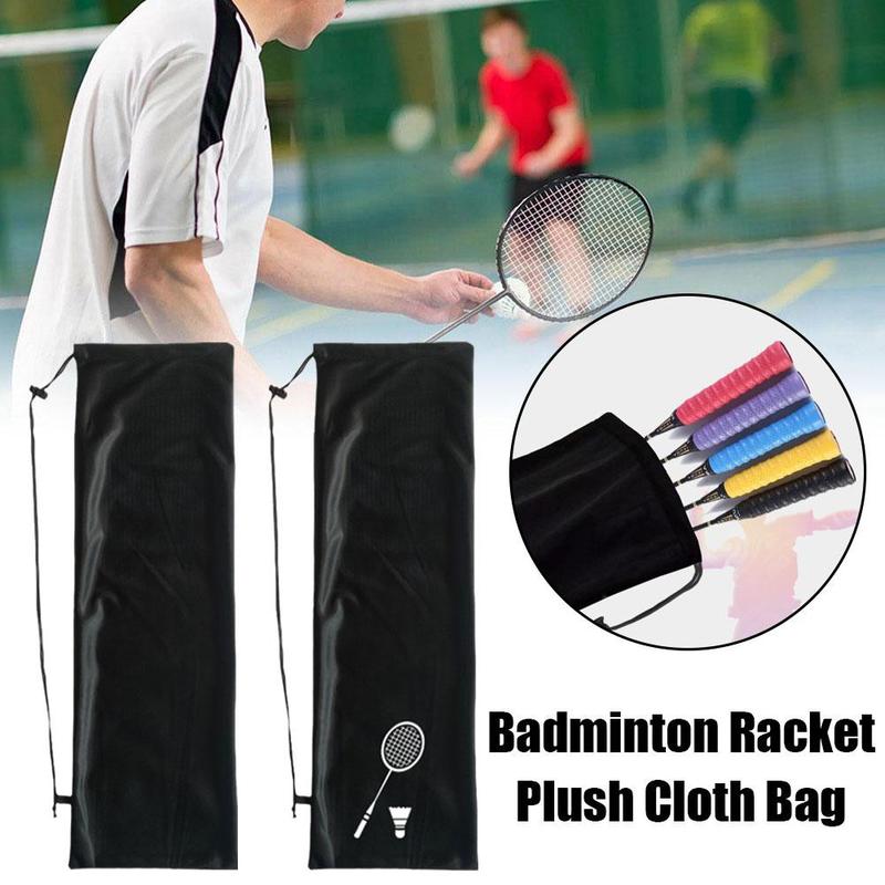1 Pc Drawstring Fabric Badminton Racket Bag Fits Pattern Printing ...