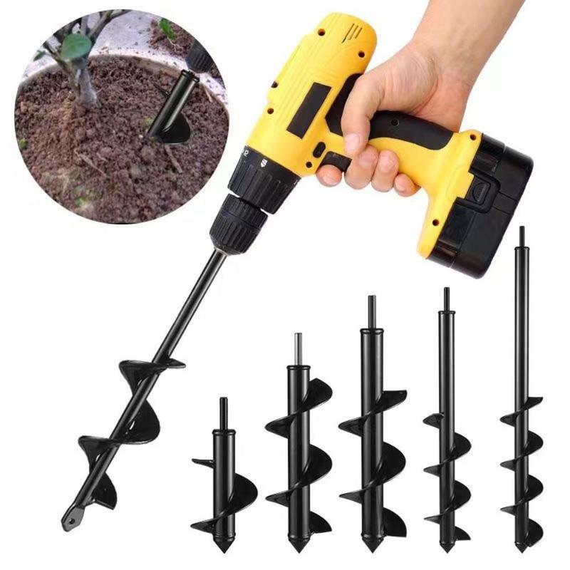 Portable Hexagonal Shank Soil Loosening Drill Bit Steel Planting ...