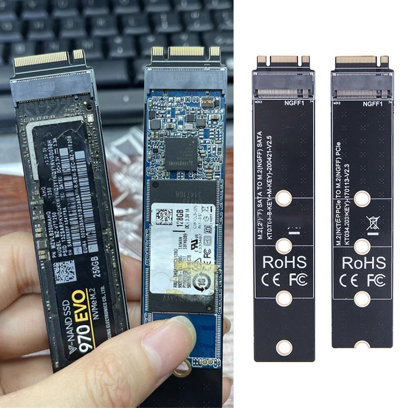 SATA M.2 NGFF NVME Extended SSD Hard Disc Adapter Card PCIE Converter ...