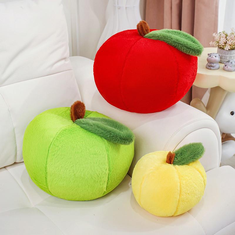 18cm Simulation Apple Plush Toy Soft Sweet Cartoon Apple Stuffed ...