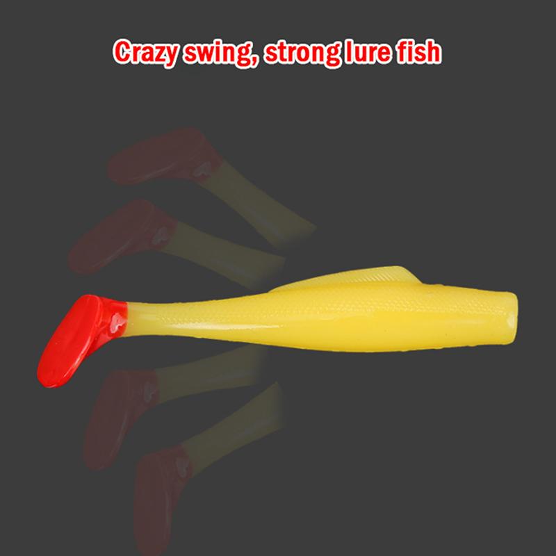 6pcs TPR Soft Lure 8 cm Rubber Fishing Lure Shad Swim baits Silicone ...