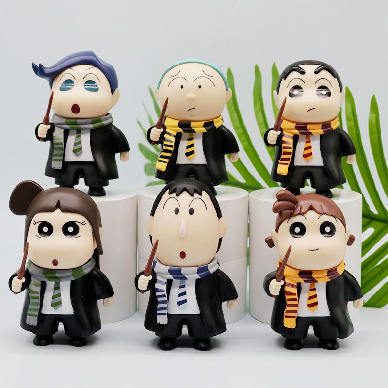 Harry Potter Crayon Shin-chan Daffy Figure Cute Figure Nohar - TikTok ...