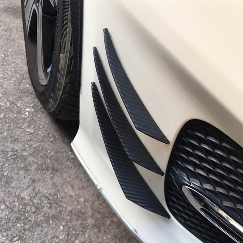 Car Spoiler Canards Kit, Car Front Bumper Modified Anti Collision ...