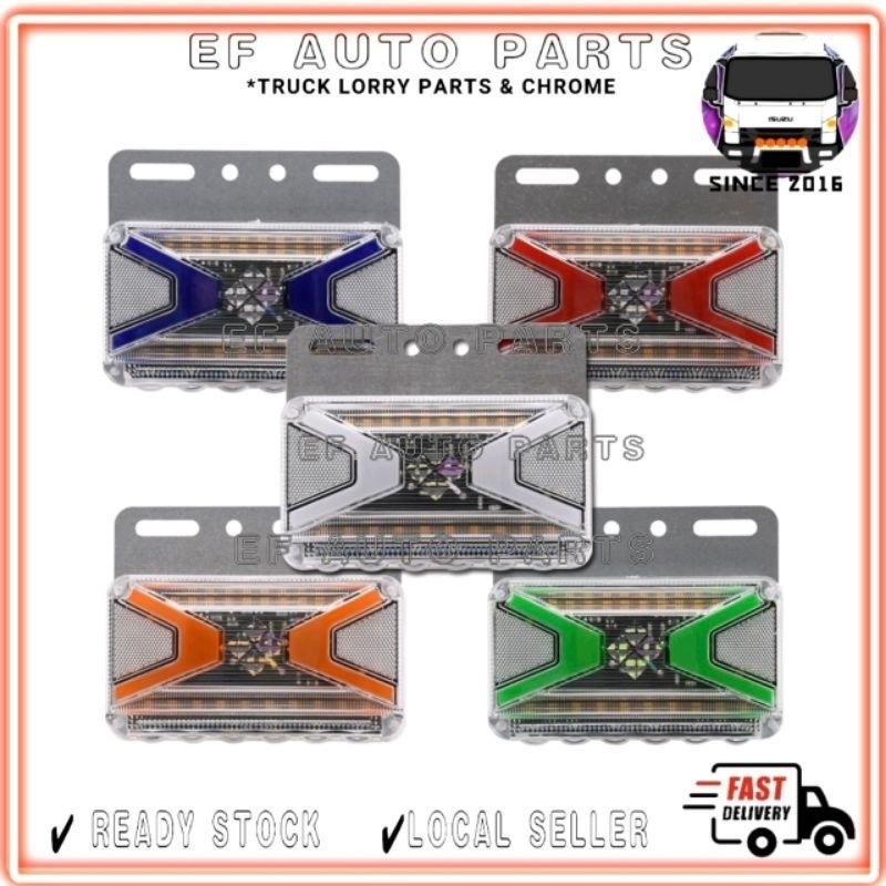 UNIVERSAL LORRY CAR 4X4 24V LED SIDE LAMP LORI LAMPU TEPI RE - TikTok ...