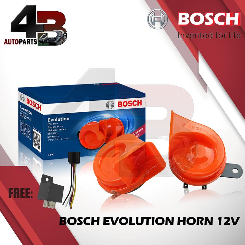 Bosch Evolution Horn 12v w/ Free Relay and Socket - TikTok Shop Philippines
