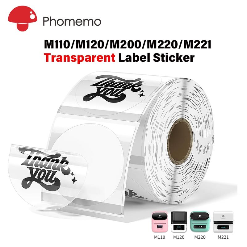 สติกเกอร์ฉลากความร้อนใส สำหรับเครื่องพิมพ์ Phomemo M110 M120 - TikTok Shop Thailand