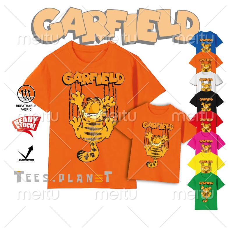Baju-T Garfield, Untuk Kanak-kanak, Tema Kartun Pemain Permainan ...