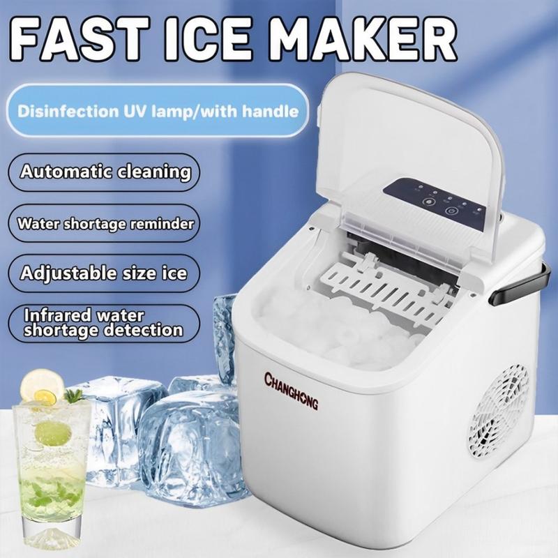 Household Mini Ice machine Ice Maker Fully automatic ice cub - TikTok ...
