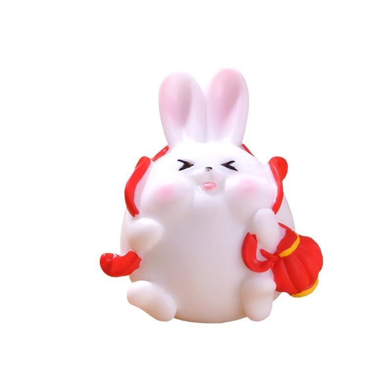 Thỏ Ruy Băng Lễ Hội Trung Thu, Chất Liệu Resin, Thích Hợp Để - TikTok ...