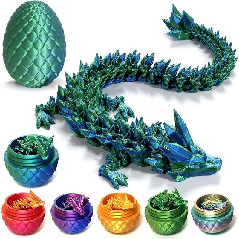3D Printed Dragon Egg Dragon Gift Set Gemstone Dragon Ornament - TikTok ...