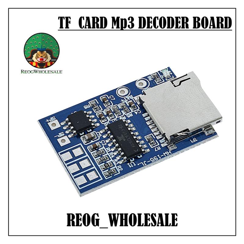Modul TF Card MP3 Decoder Board Plus Mono 2W Amplifier - Shop | Tokopedia