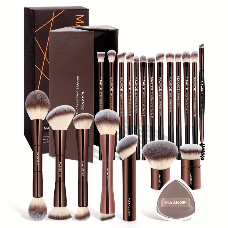 MAANGE 22pcs makeup tool set includes 20 aluminum tube makeu - TikTok ...