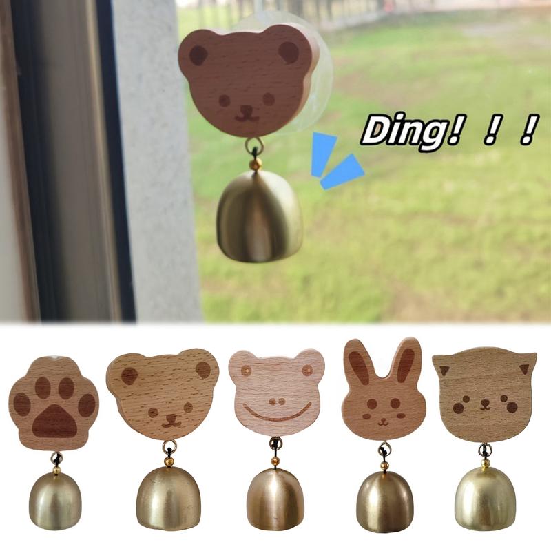 Neilittxi Cartoon Animal Doorbell with Adhesive Patch Sweet Sound ...