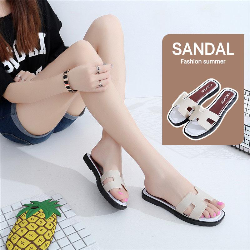 [COD]fashion women flat sandals for indoor out door slippers - TikTok ...