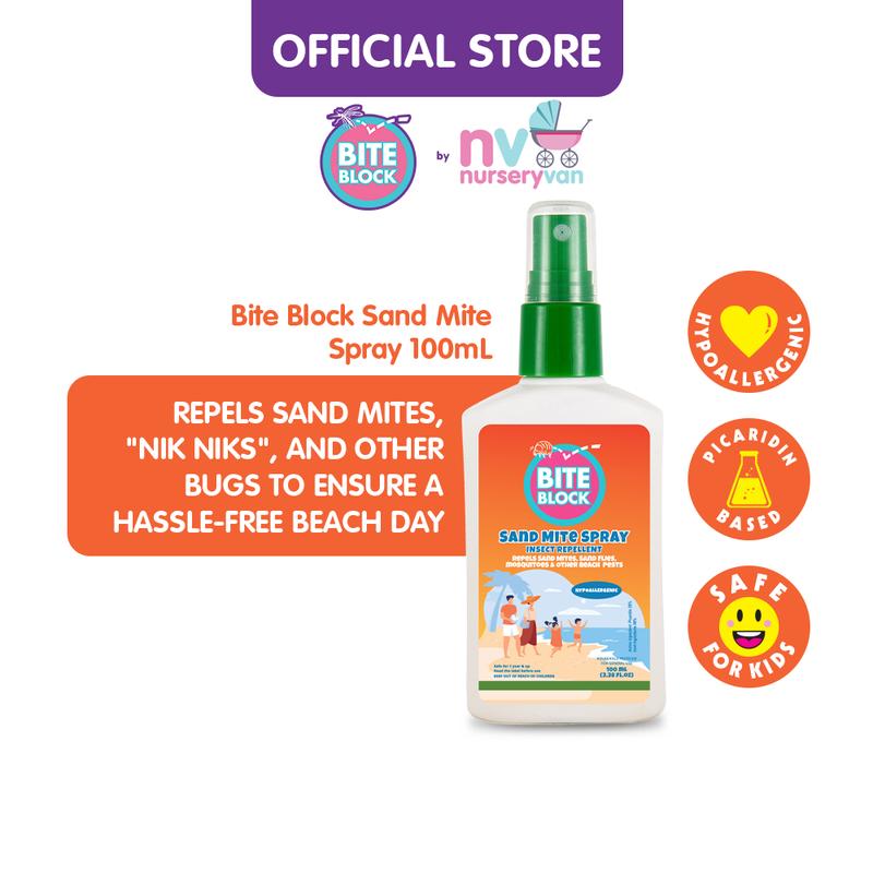 Bite Block Sand Mite Anti "Nik Nik" Spray 100mL - TikTok Shop Philippines