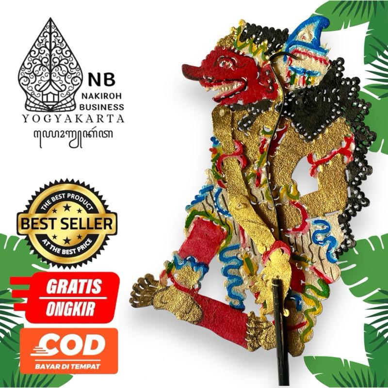 WAYANG kulit BUTO PATIH BAHAN KULIT SAPI TEBAL -+ 45 CM - Shop | Tokopedia