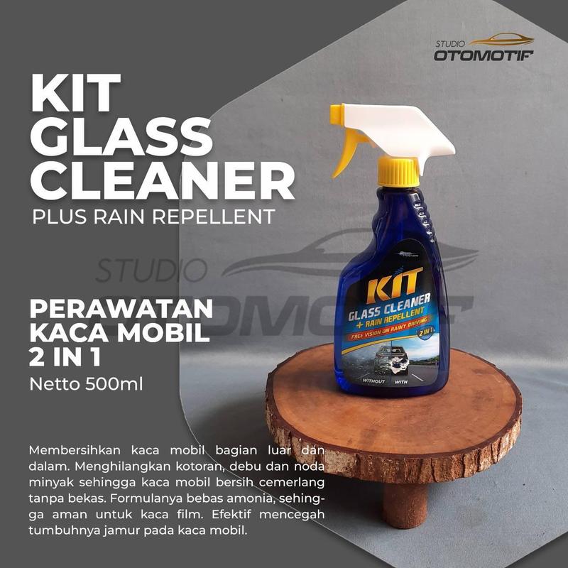 KIT GLASS CLEANER RAIN REPELLENT PEMBERSIH KACA MOBIL 500ML - Shop ...