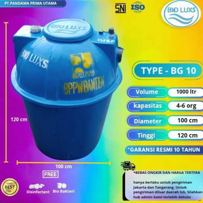 diskon Septic Tank Bio, Biotech, Biofil, Septictank BioLuxs 1000 liter ...